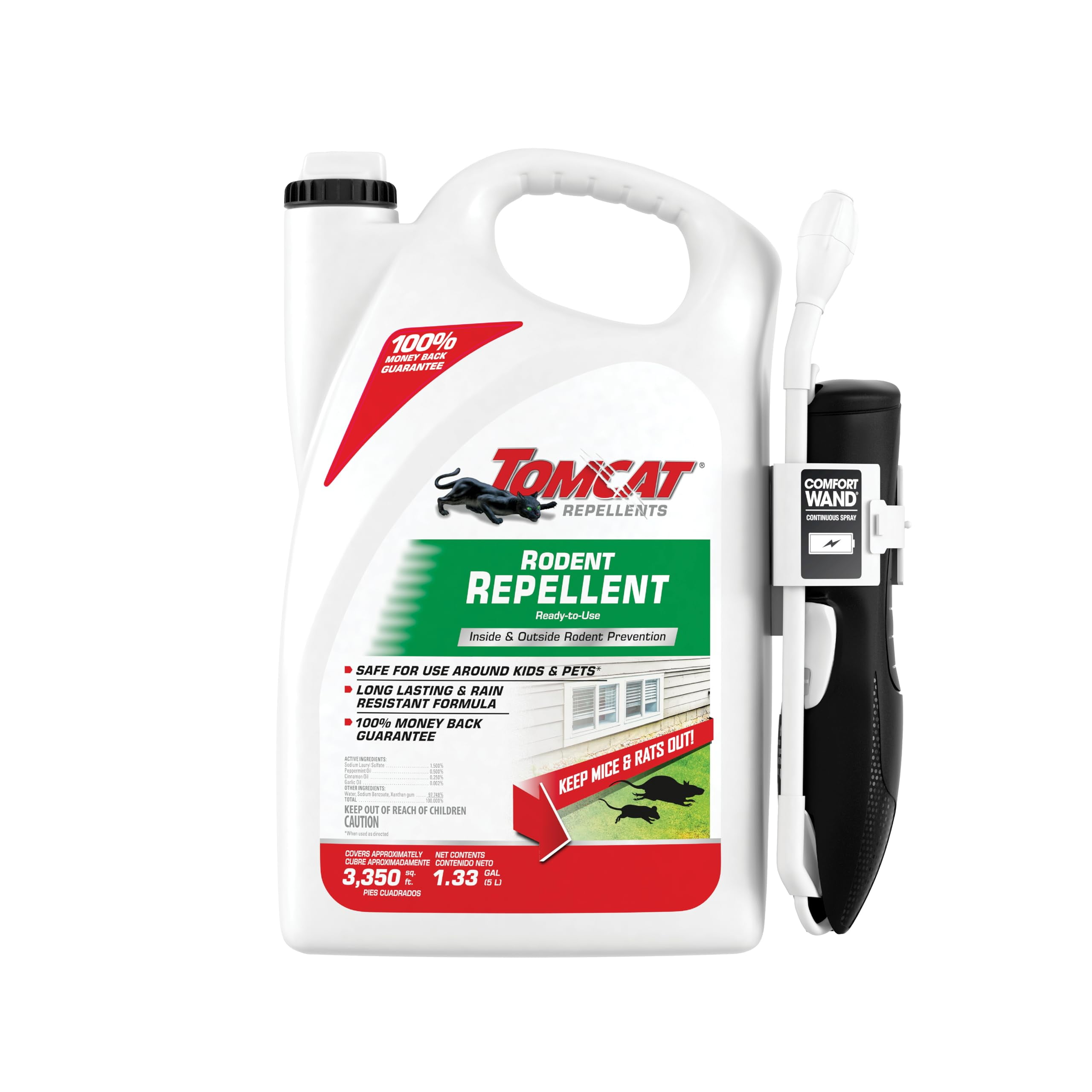 Tomcat Repellents Rodent Repellent Ready-to-Use, For Indoor and Outdoor ...