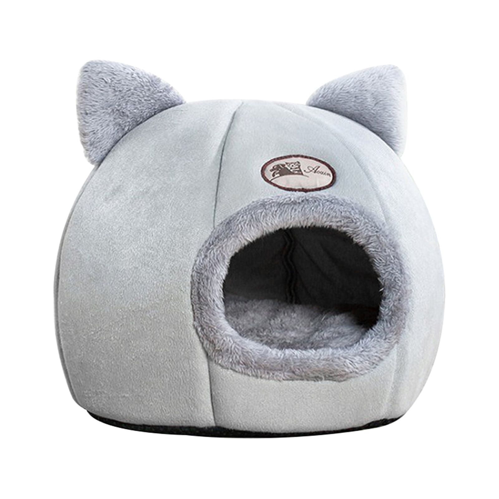 Tomfoto Tent Cave Bed for Cats/Small Dogs Self-Warming 2-in-1 Cat Tent ...