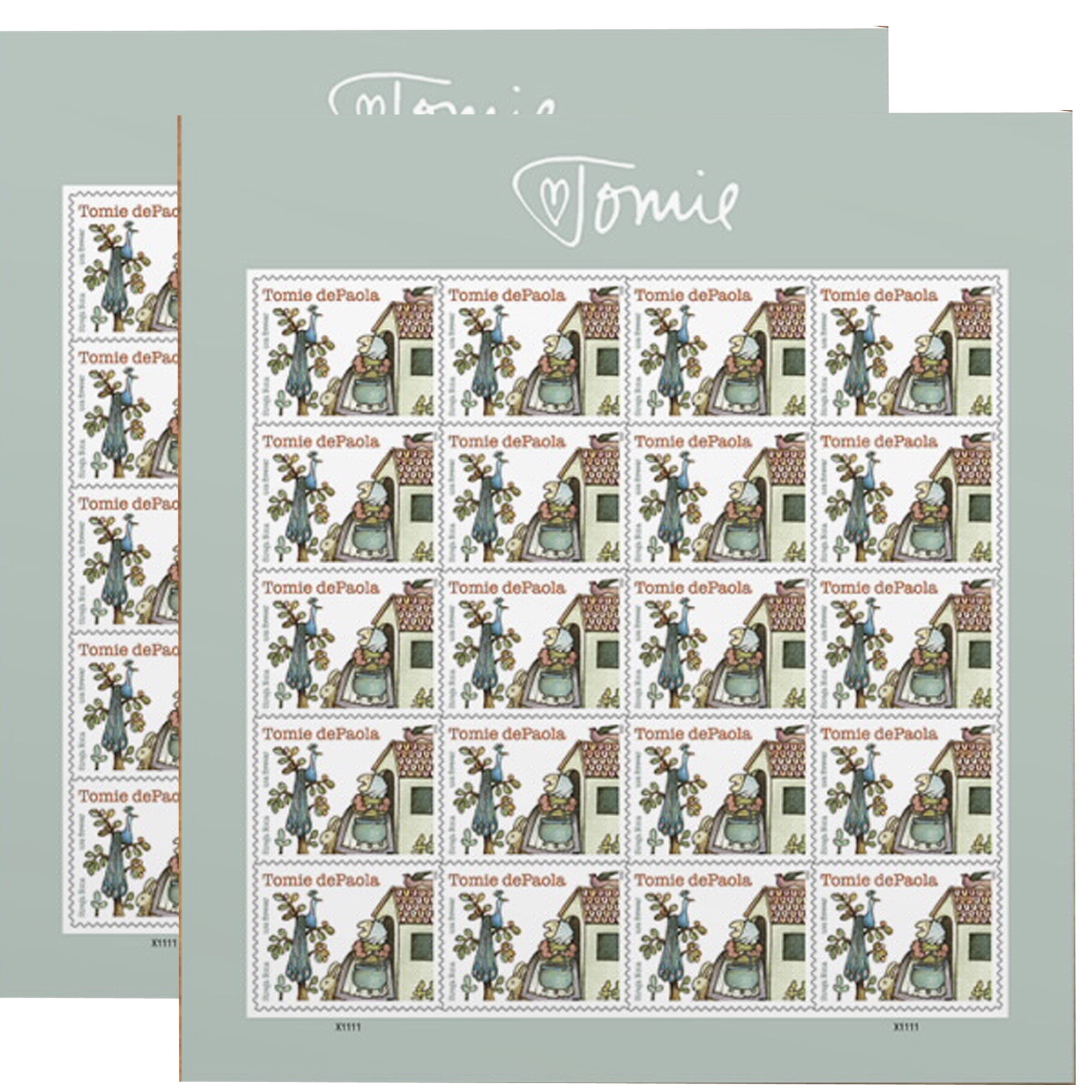 Tomie DePaola USPS Forever Stamps, 2 Sheets (40 Stamps), First Class ...