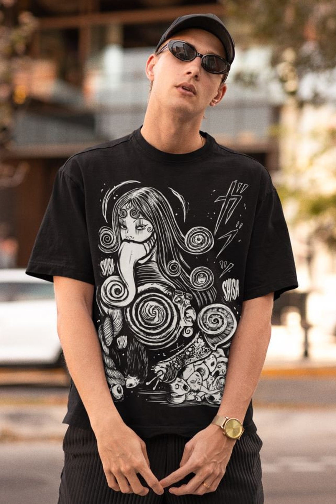 Tomie Kawakami T-Shirt, Junji Ito Unisex Horror Manga Creepy T-Shirt ...