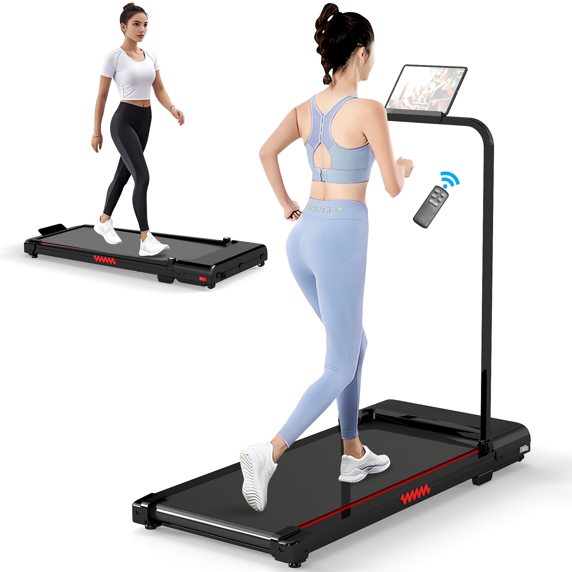 Tomile Walking Pad Treadmill for Home, 3.0HP Quiet Folding Treadmill ...