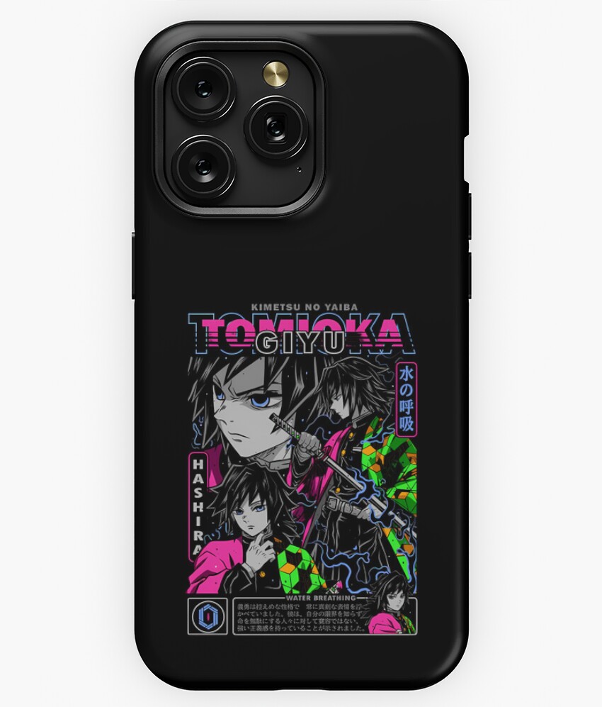 Tomioka Giyu Water Hashira Art G1619 Phone Case for iPhone17 16 15 14 ...