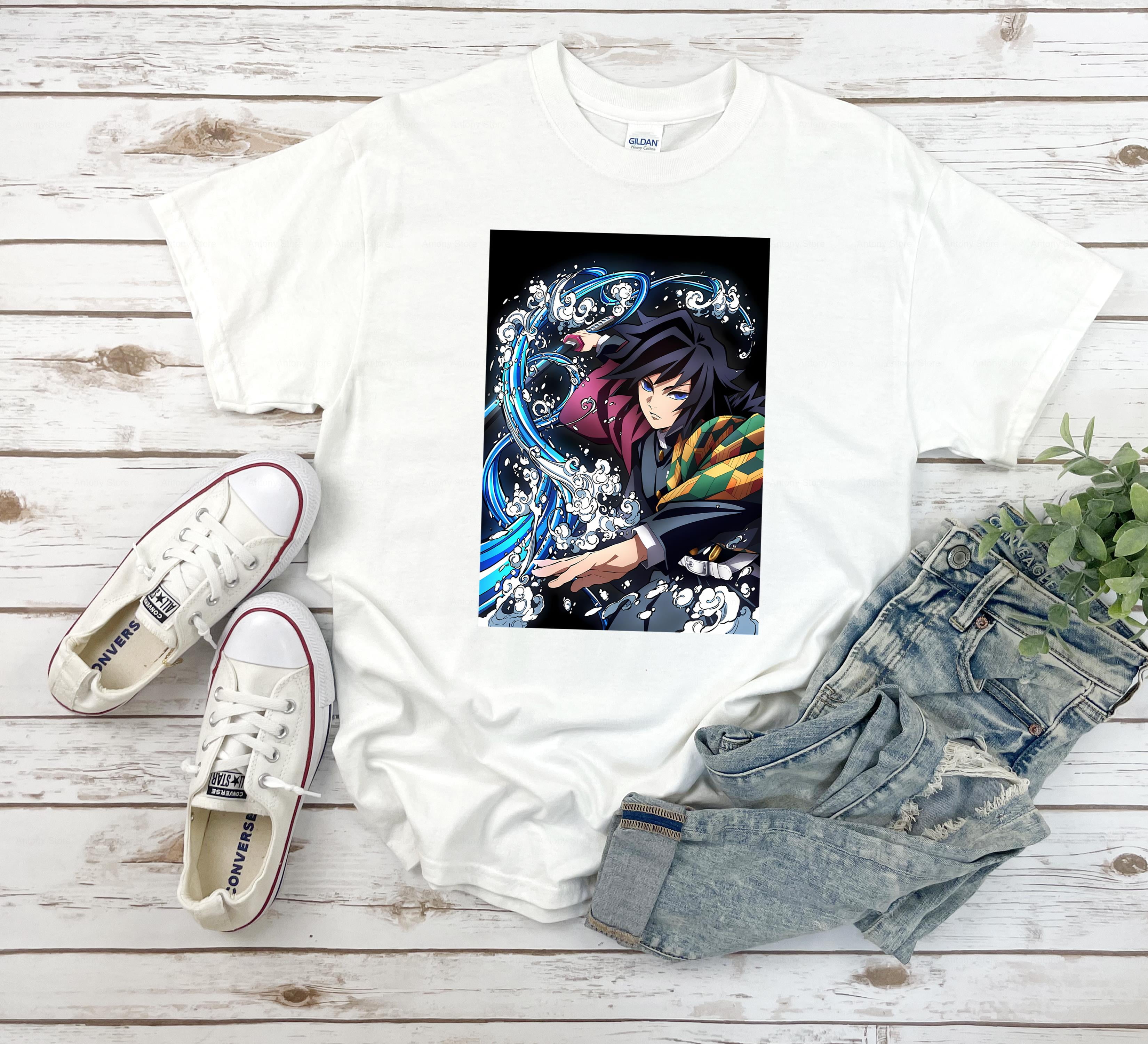 Tomioka Giyu Water Hashira Demon Slayer Kimetsu No Yaiba Teeunisex up ...