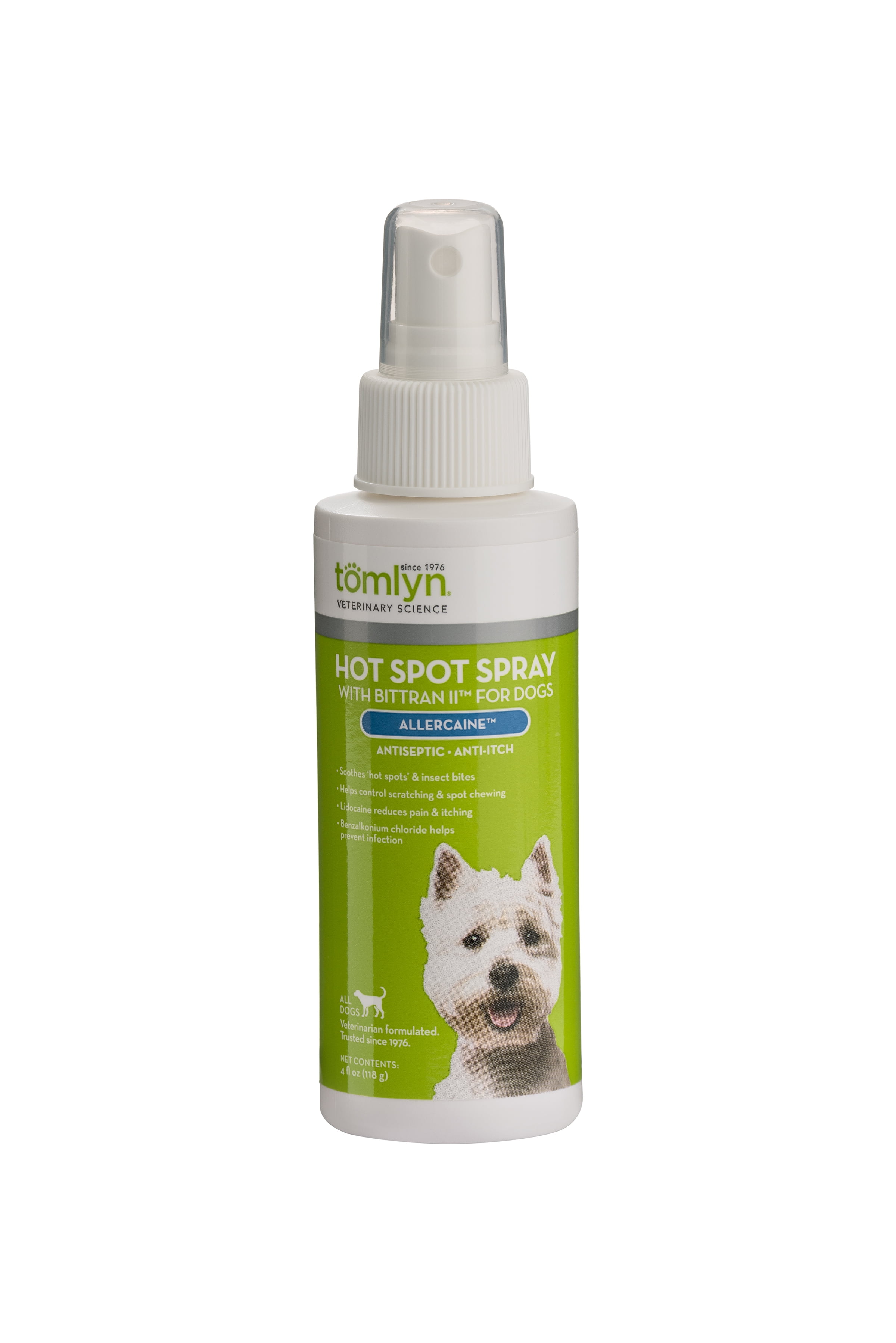 Tomlyn Hot Spot Spray with Bittran II (Allercaine™) Antiseptic Anti ...