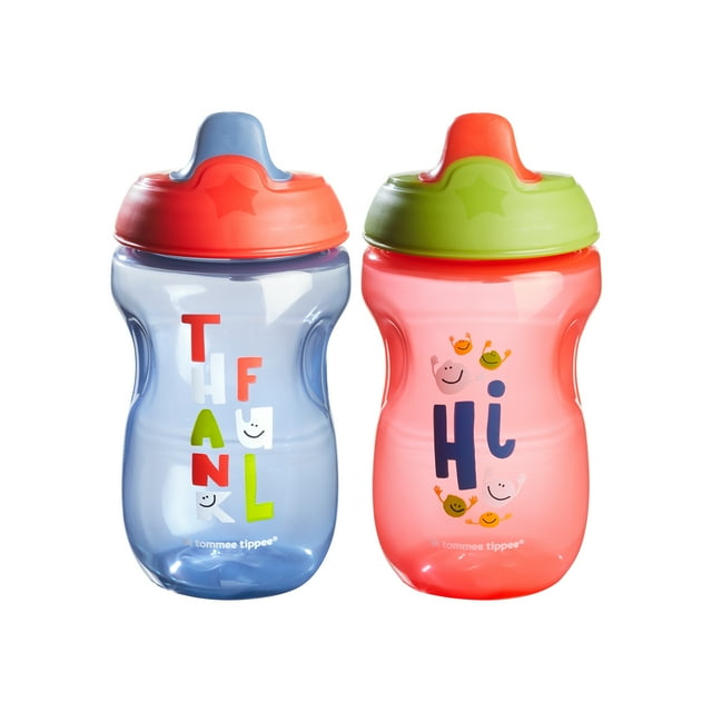 Tommee Tippee Sippy Cup, 10oz, 9 months+, 2 Pack | Spill-Proof, BPA ...