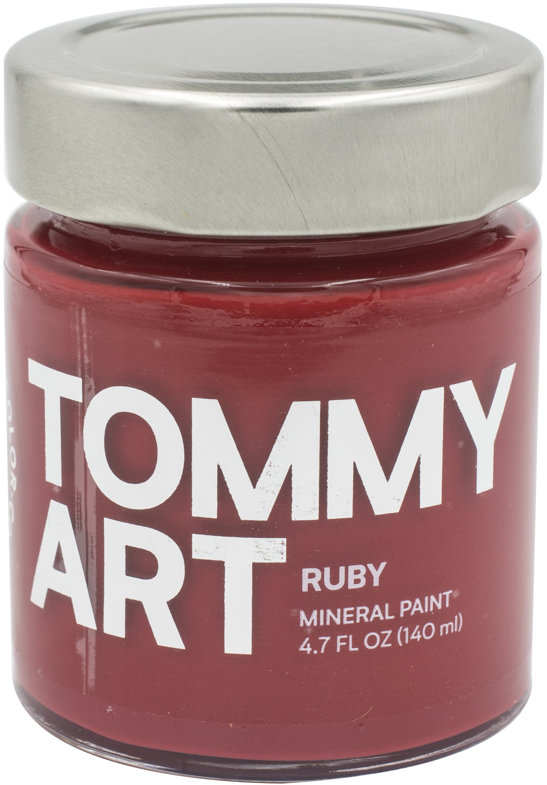 Tommy Art Chalk-Based Mineral Paint 140ml-Ruby - Walmart.com