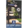 Tommy Bahama LED Solar Path Light, 6 Pack Die-Cast Aluminum 30 Lumen ...