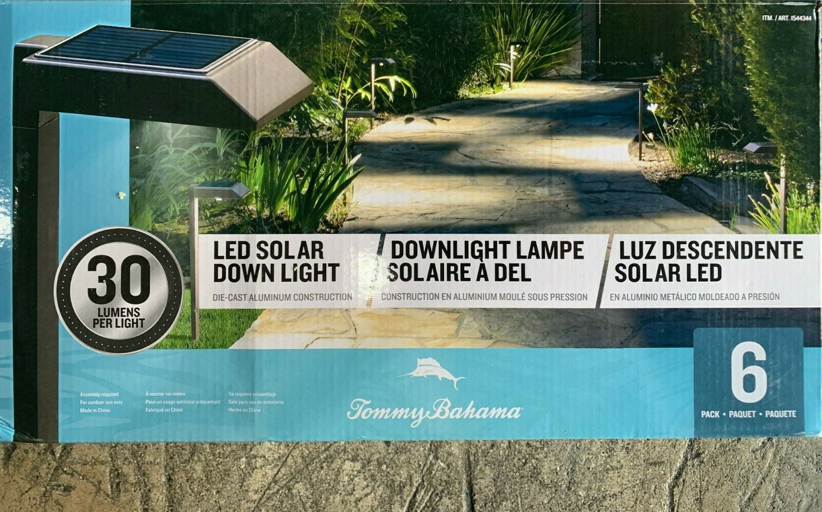 Tommy Bahama Solar Warm White LED Landscape & Walkway Light (6 Pack ...