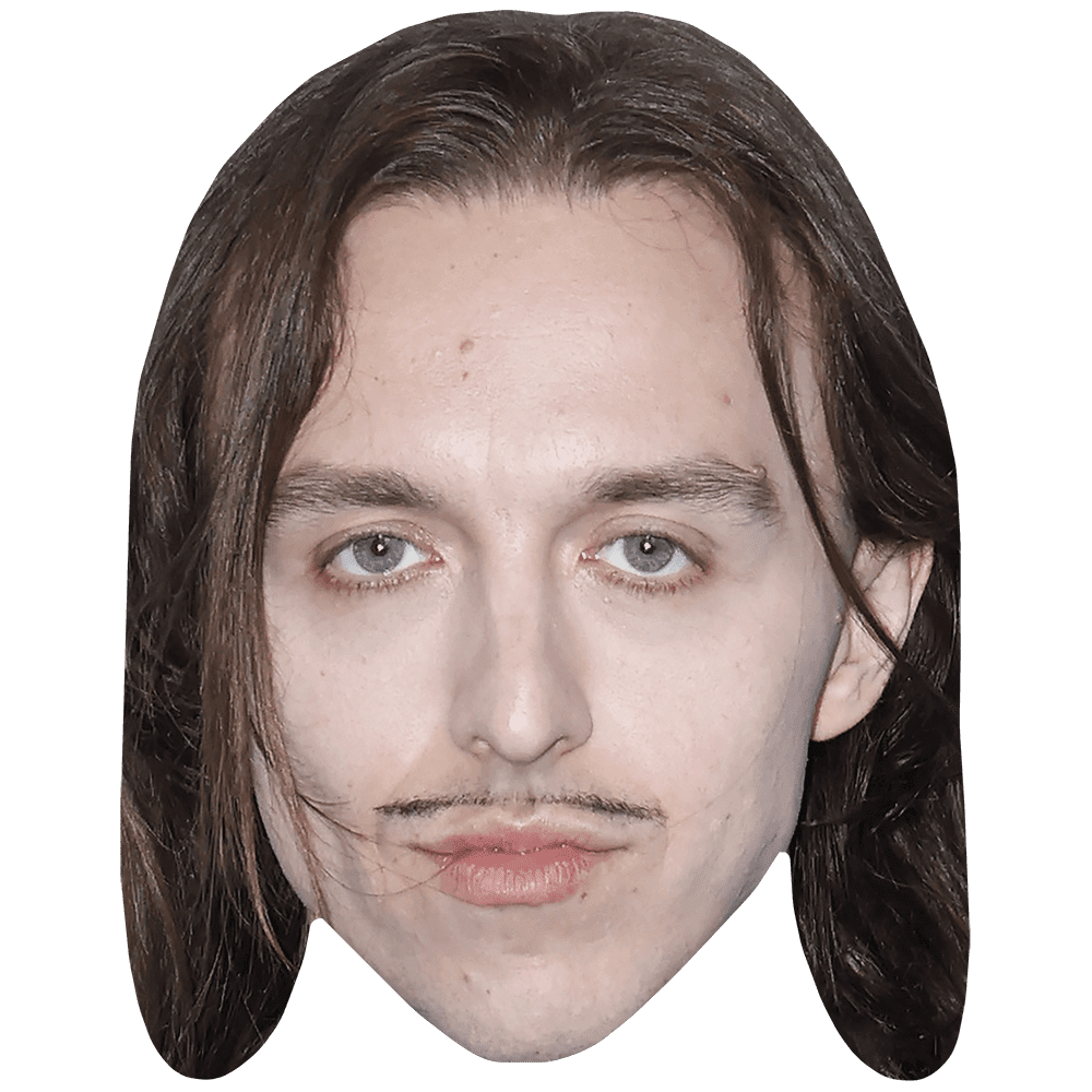 Tommy Cash (Brown Hair) Celebrity Mask, Flat Card Face, Fancy Dress ...