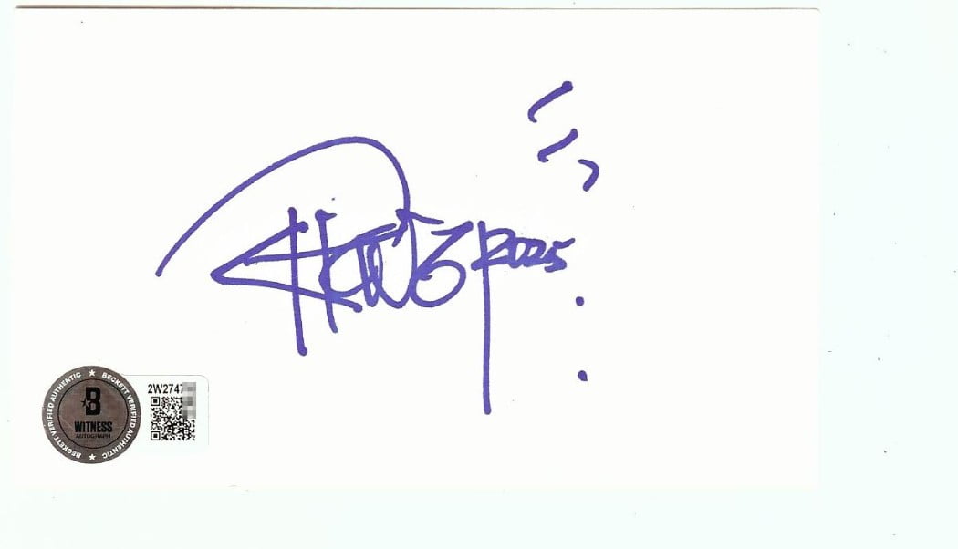 Tommy Chong Signed Autographed 3X5 Index Card Cheech & Chong "2025" BAS ...
