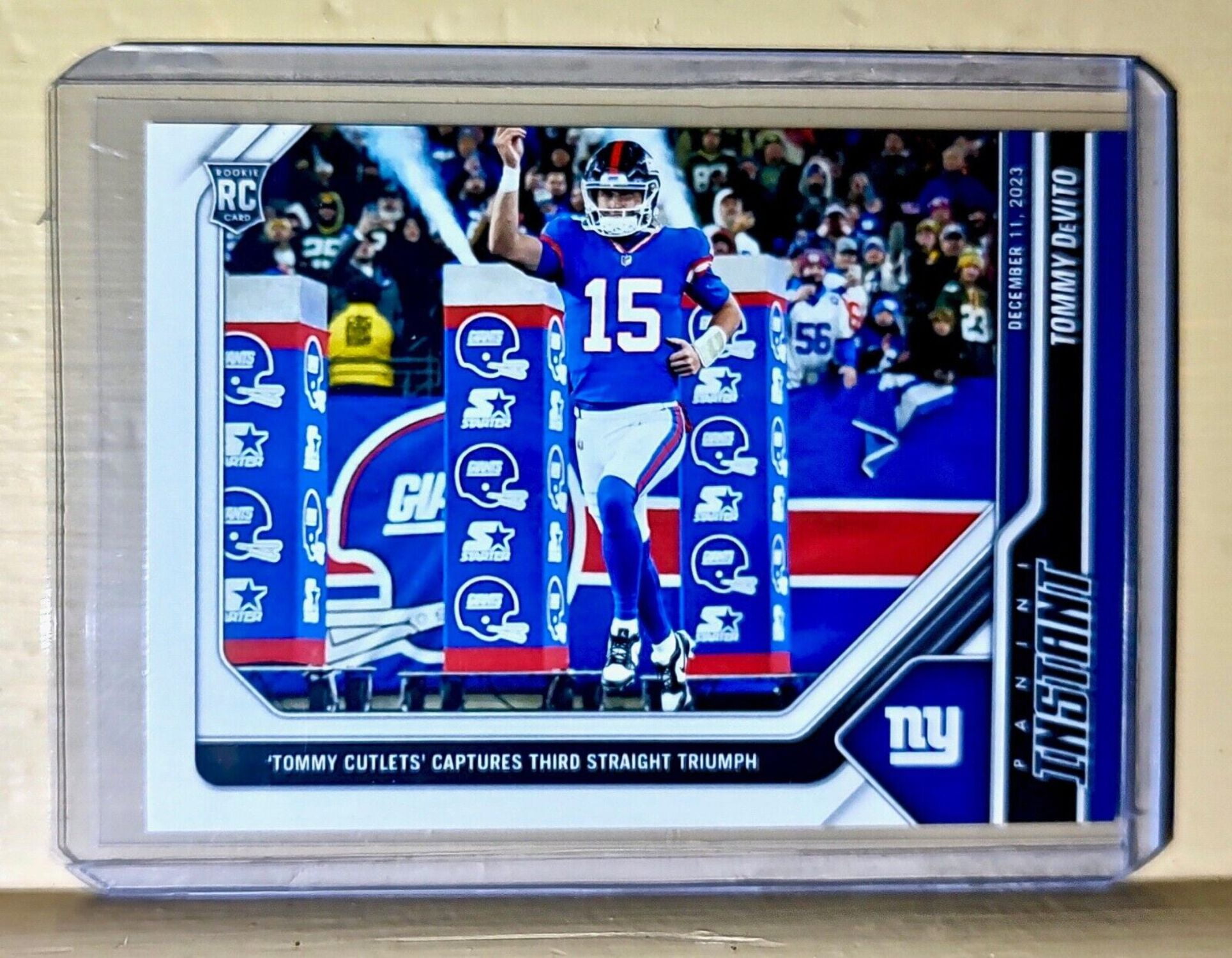 Tommy Devito 2023 Panini NFL Rookie Football #85 Card 1 of 1380 Giants ...