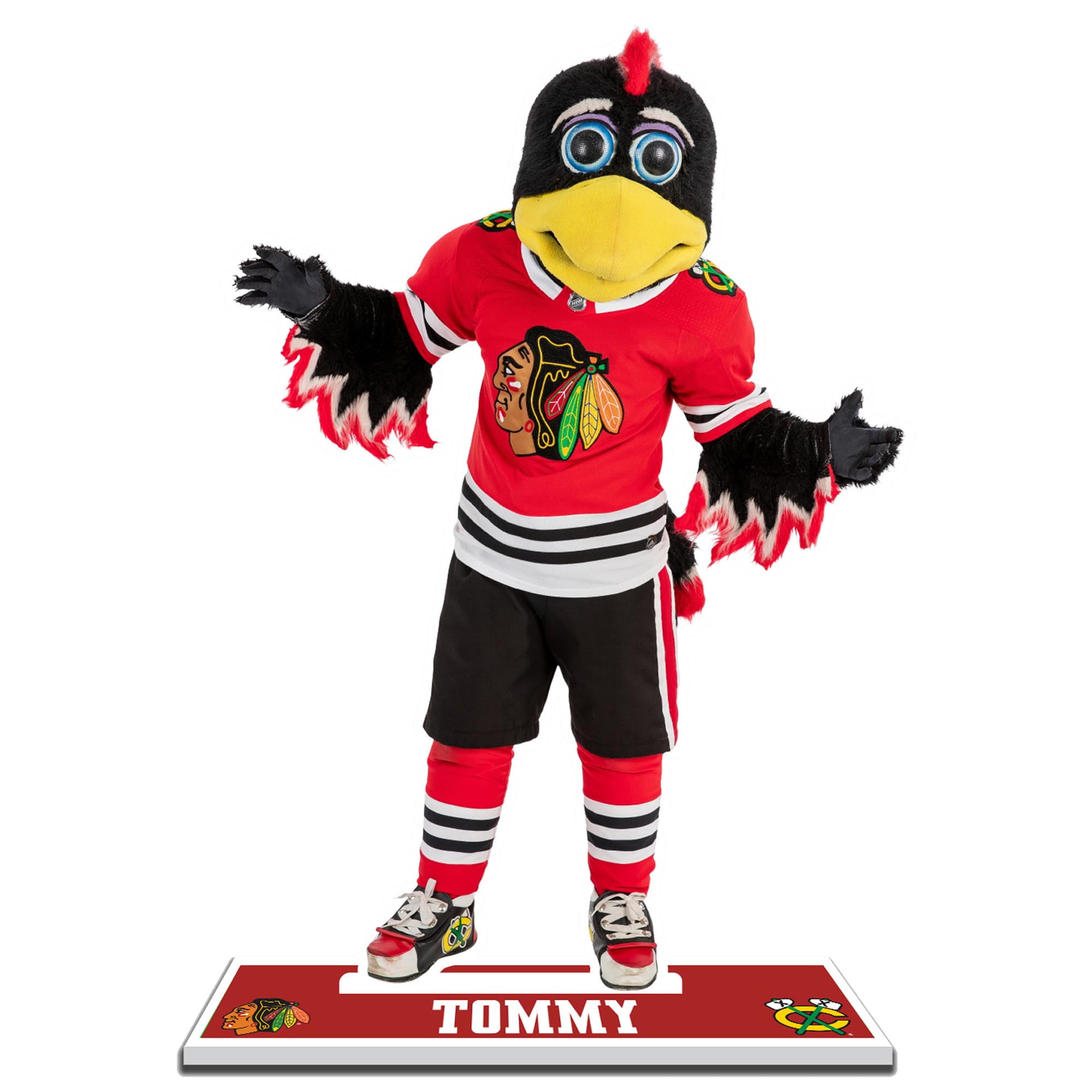 Tommy Hawk Chicago Blackhawks Mascot Standee - Walmart.com