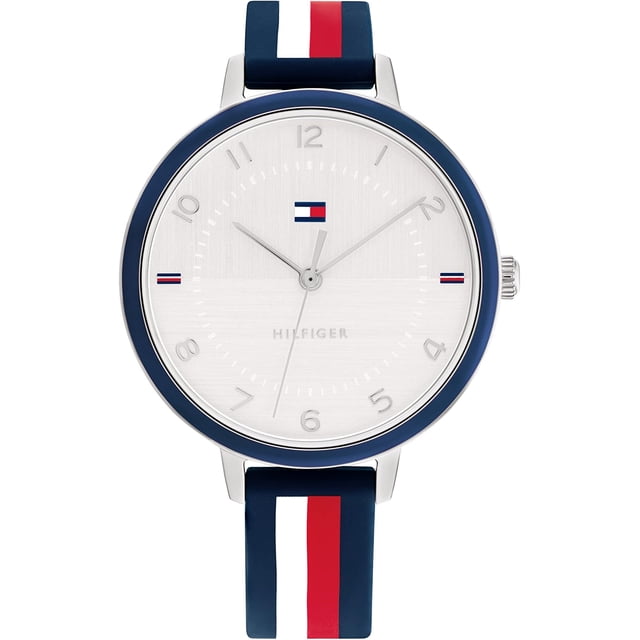 Tommy Hilfiger 1782584 Women's Florence Multi Silicone Strap, White ...