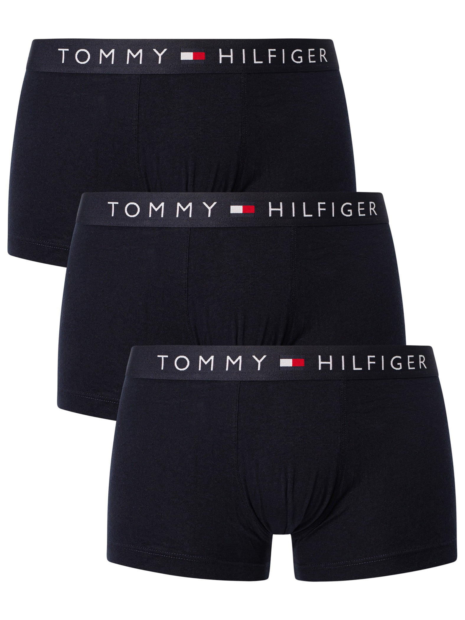 Tommy Hilfiger 3 Pack Original Trunks, Blue - Walmart.com