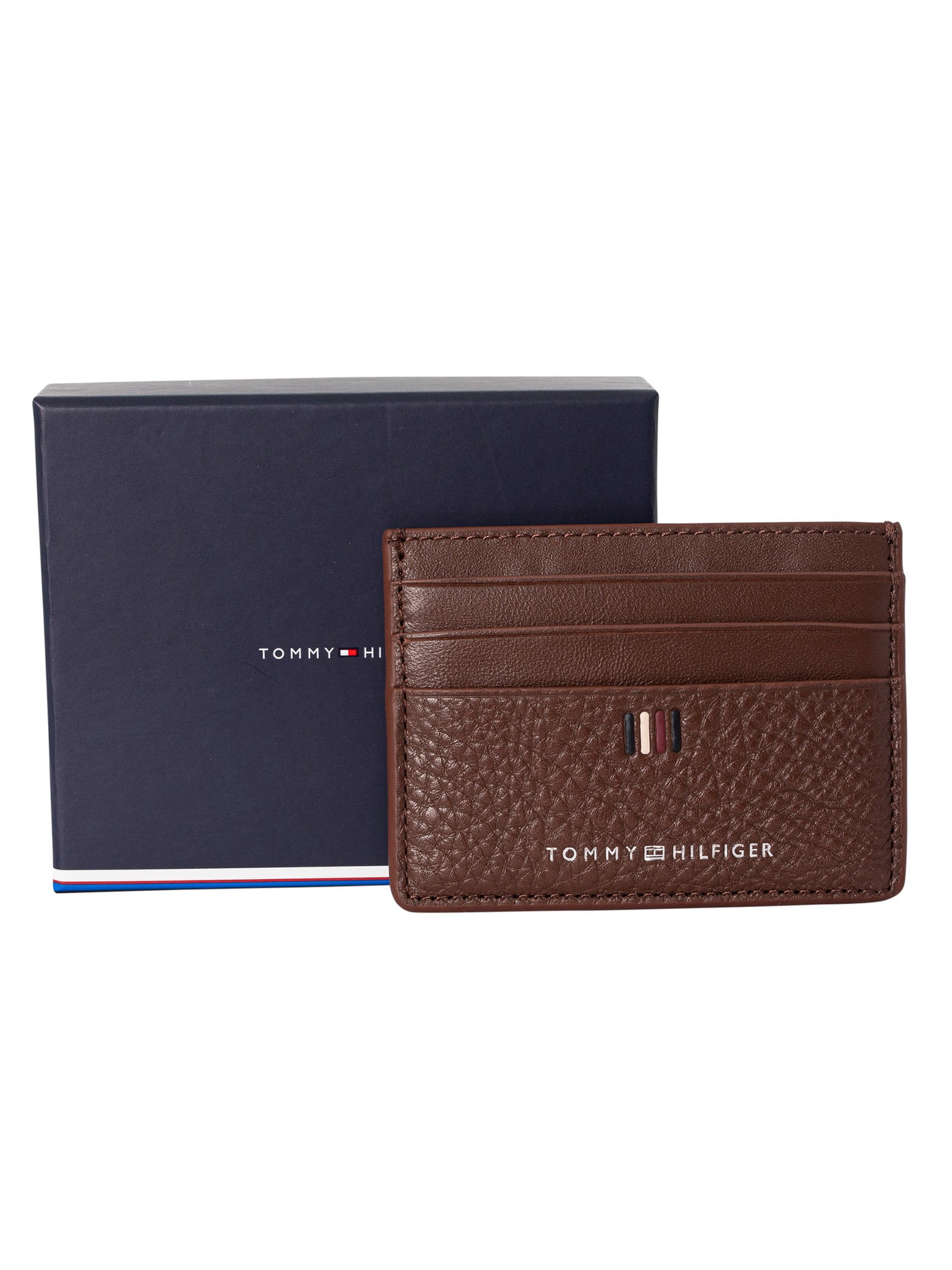 Tommy Hilfiger Central Card Leather Wallet, Brown - Walmart.com