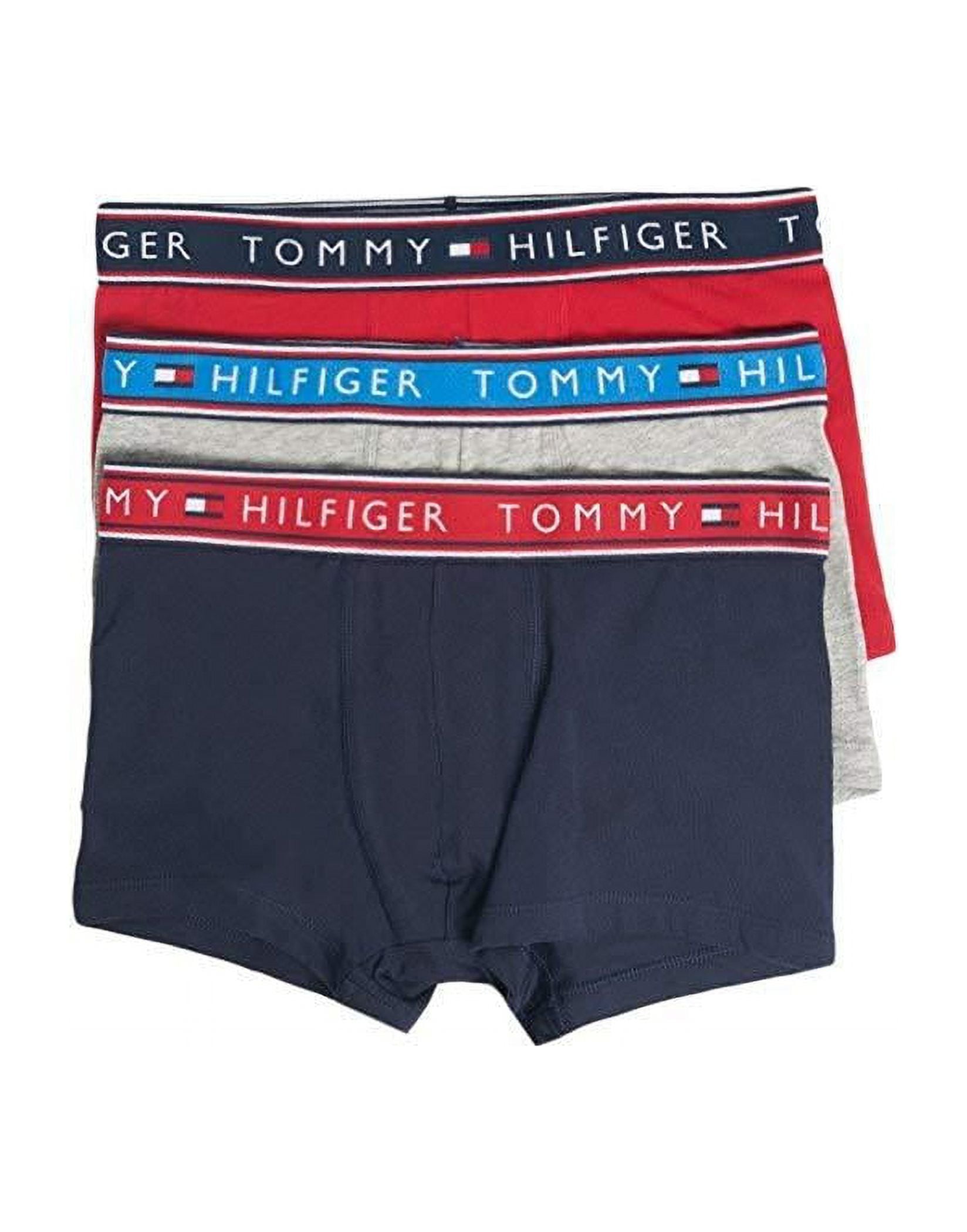 Tommy Hilfiger Cotton Stretch Trunk 3 Pack Evening Blue 09T3698 966 ...