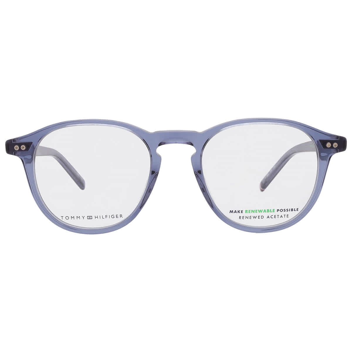 Tommy Hilfiger Demo Round Men's Eyeglasses TH 1893 0PJP 48 - Walmart ...