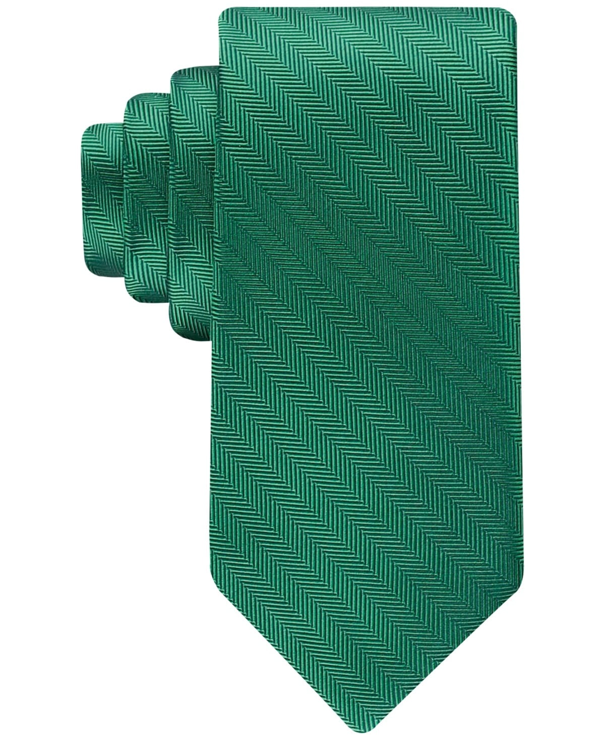 Tommy Hilfiger Men Regular fit Marcus Tie Necktie One Size Green Solid ...