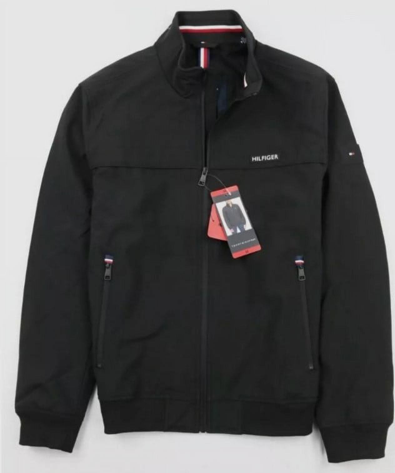 Tommy Hilfiger Men's Bomber Jacket (Medium), Softshell Mesh Lined ...