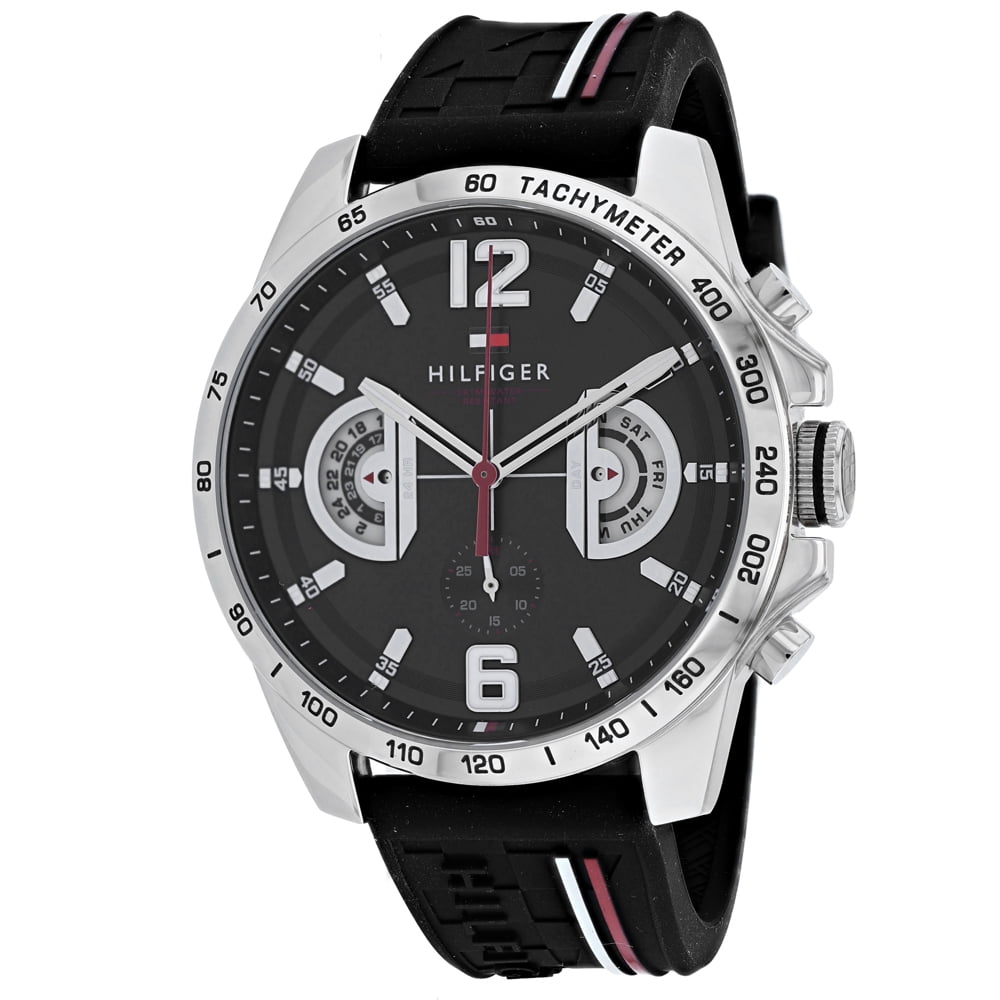 Tommy Hilfiger Men's Decker Black Dial Watch - 1791473 - Walmart.com