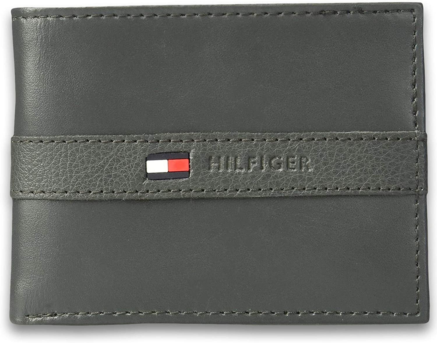 Tommy Hilfiger Men's Leather Bifold Wallet with Removal Card Holder ...