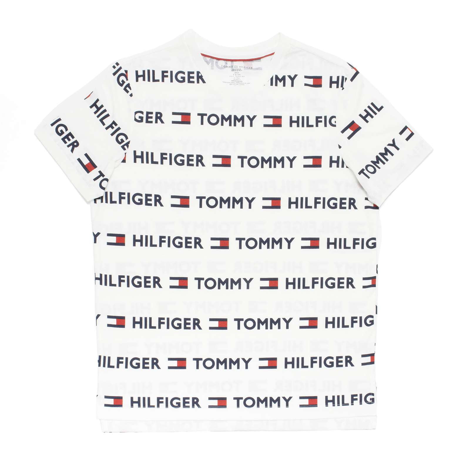 Tommy Hilfiger Men's Tommy Name Logo Tee, White,S - US - Walmart.com