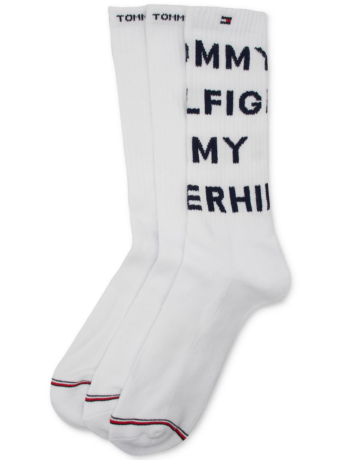 Tommy Hilfiger Mens 3PK Long Crew Socks - Walmart.com