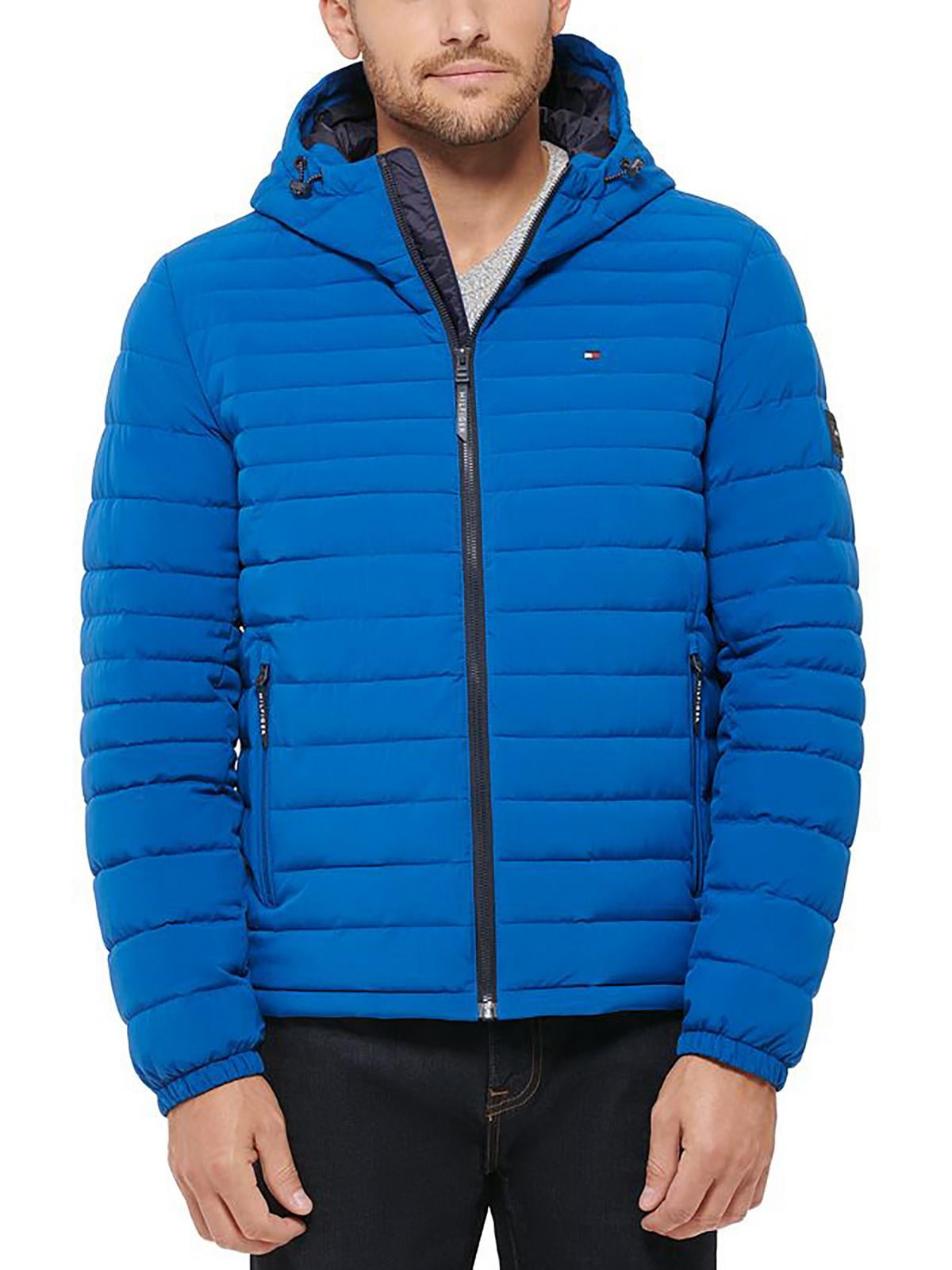 Tommy Hilfiger Mens Insulated Hooded Puffer Jacket - Walmart.com