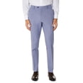 Tommy Hilfiger Mens Modern fit Dress Pants 34 / 30 Mid Blue Solid ...