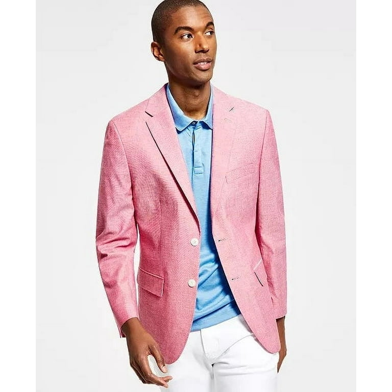 Tommy Hilfiger Modern Fit Cotton Sport Coat Rose 42R Walmart