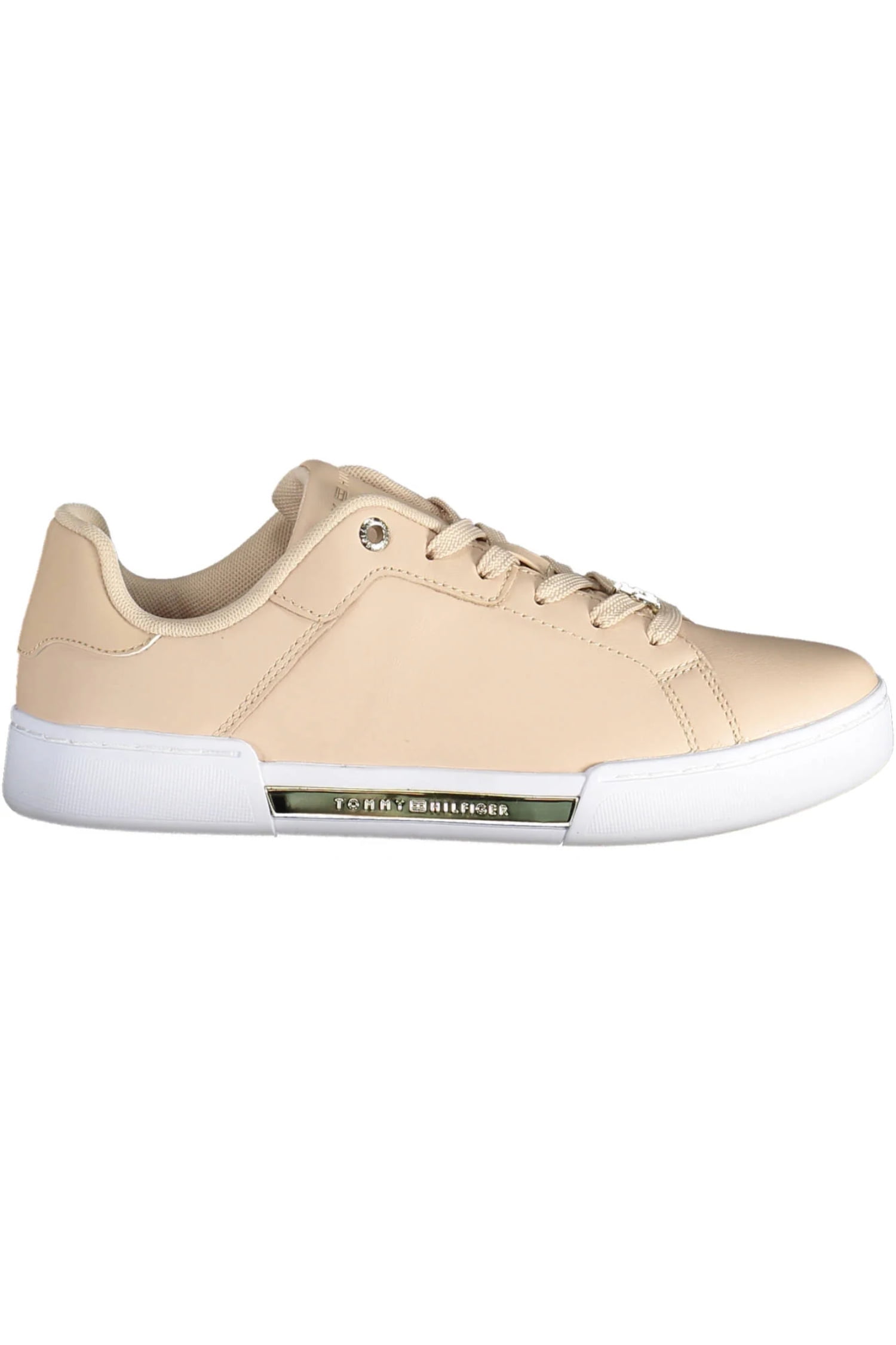 Tommy Hilfiger Pink Leather Women Sneaker - Walmart.com
