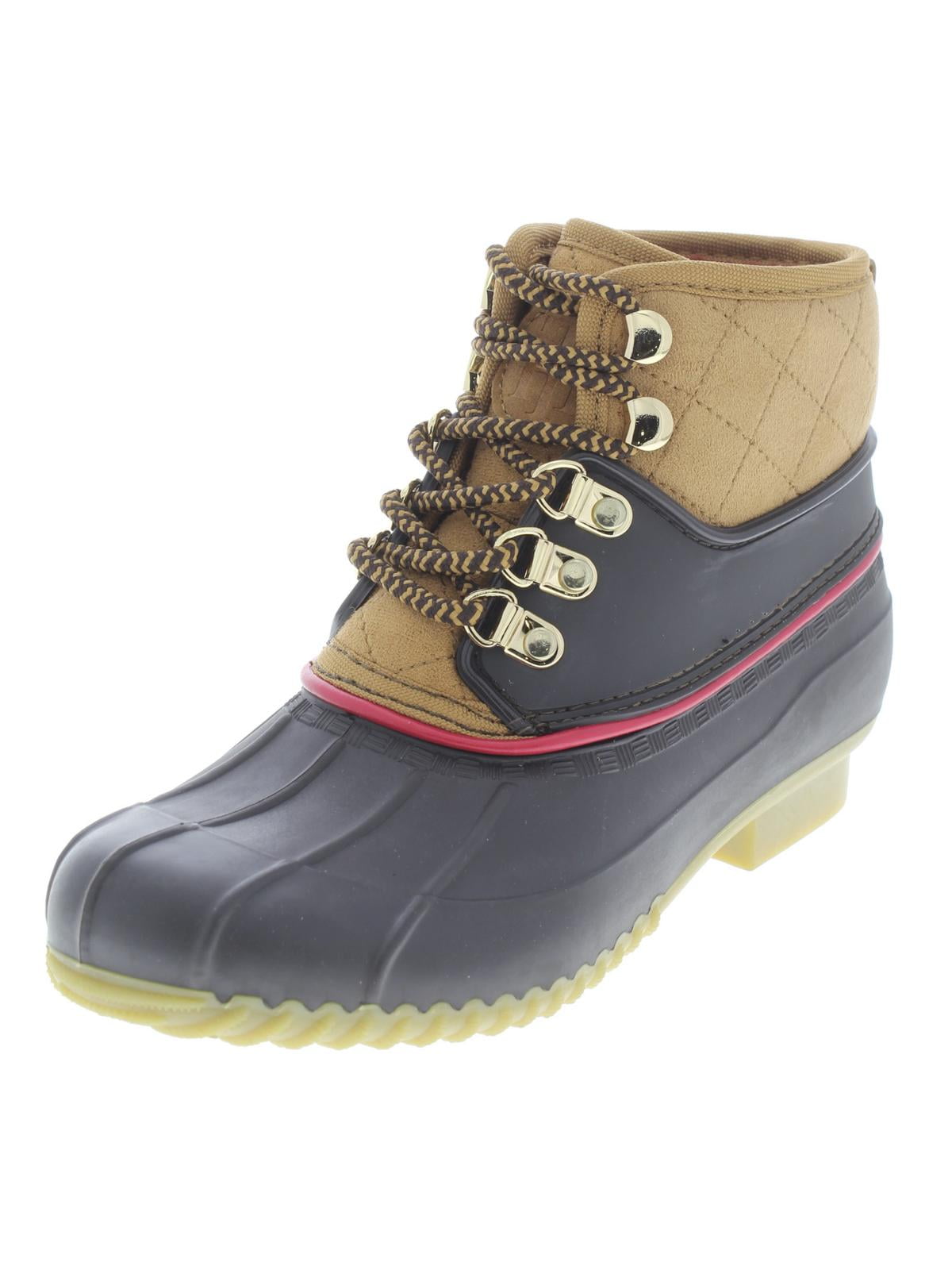 Tommy Hilfiger Womens Rainah Ankle Lace Up Rain Boots - Walmart.com