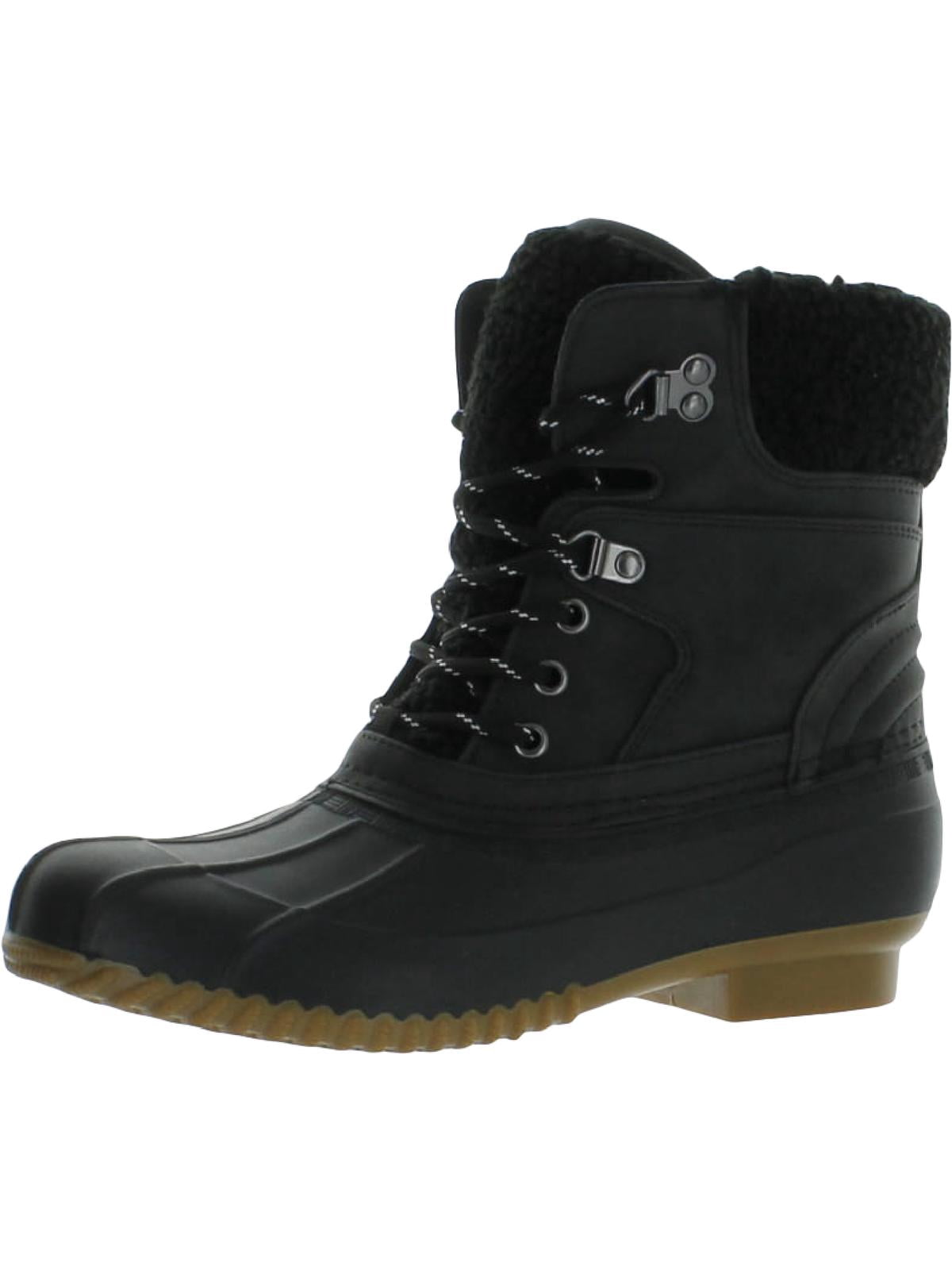 Tommy Hilfiger Womens Rainah Ankle Lace Up Rain Boots - Walmart.com