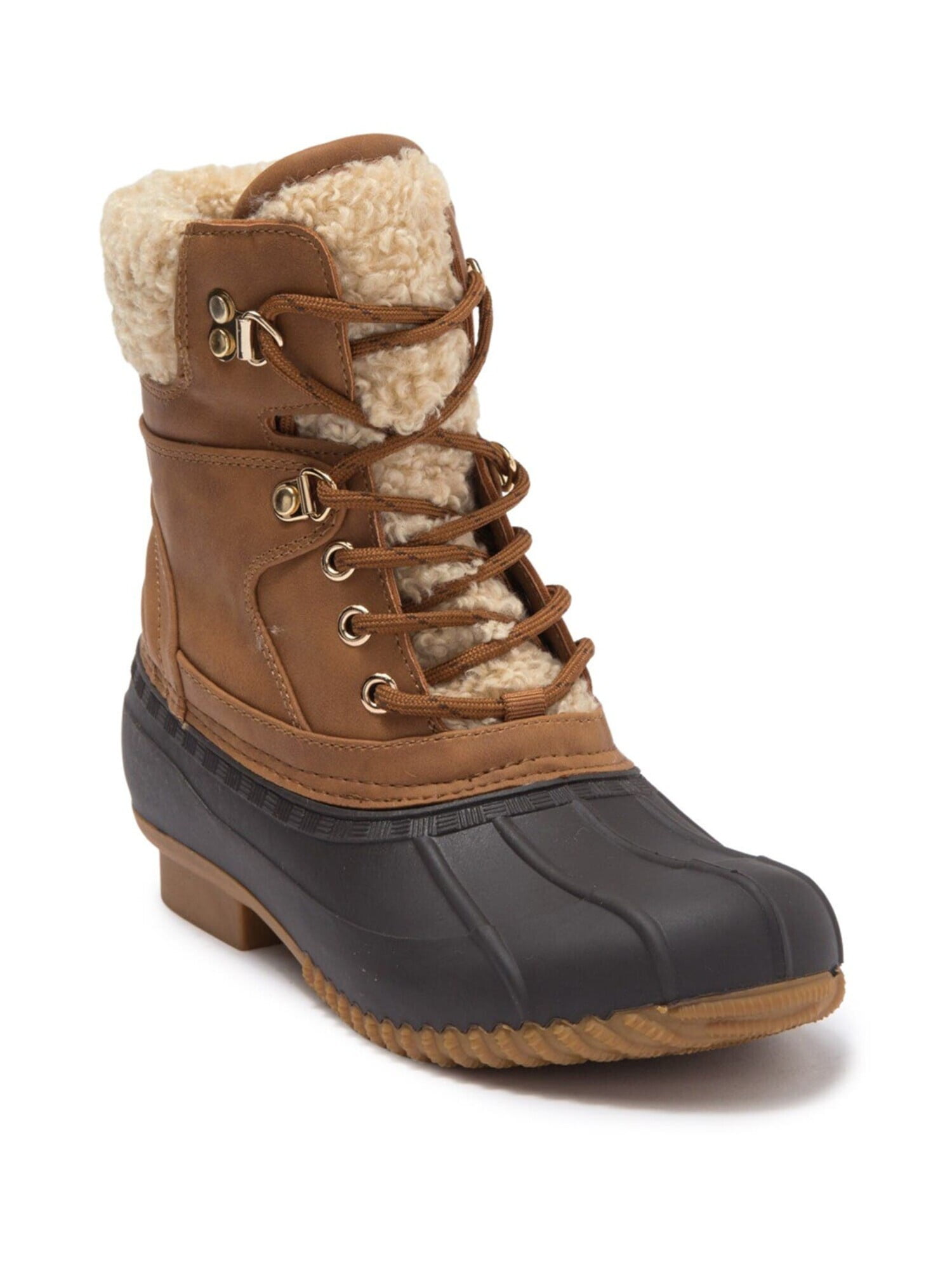 Tommy Hilfiger Womens Rainah Faux Fur Rain Boots - Walmart.com