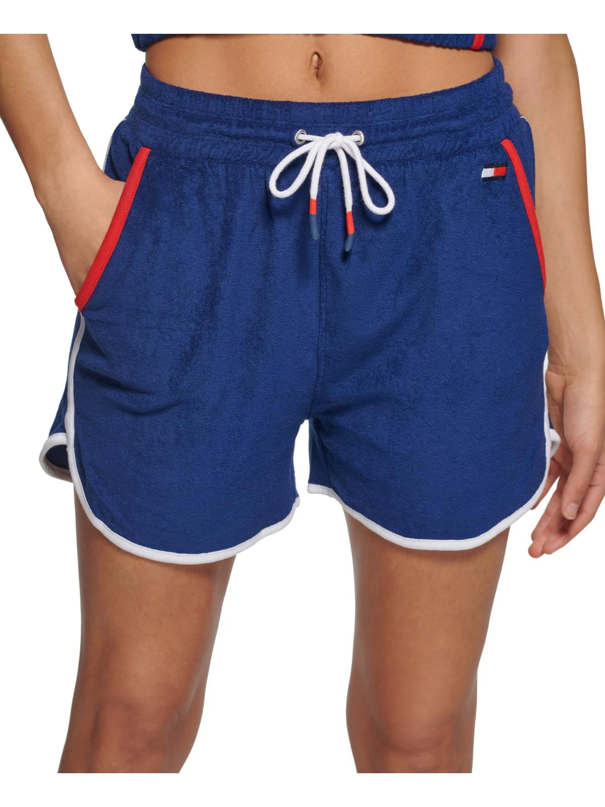 Tommy Hilfiger Womens Terry Cloth Logo Shorts - Walmart.com
