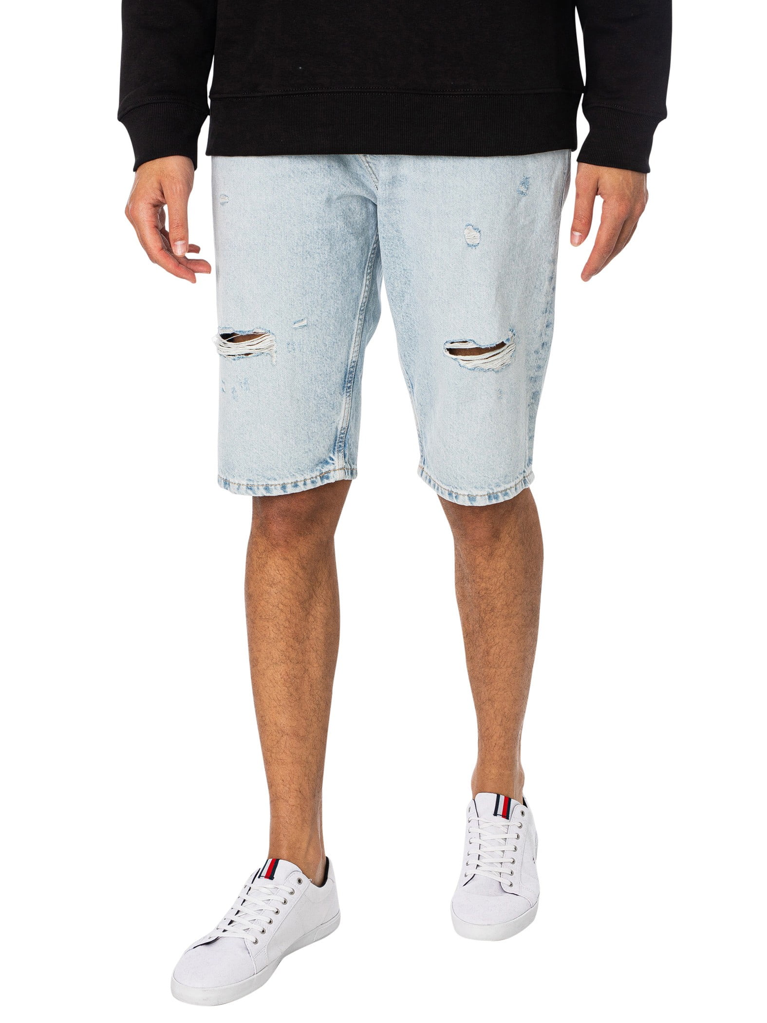 Tommy Jeans Ryan Denim Shorts, Blue - Walmart.com