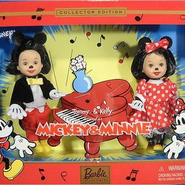 Tommy & Kelly as Disney's Mickey & Minnie Mouse Barbie Doll 2002 Mattel ...