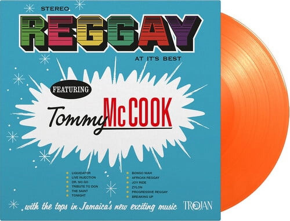 Tommy McCook - Reggay At It's Best - Limited 180-Gram Orange Colored ...