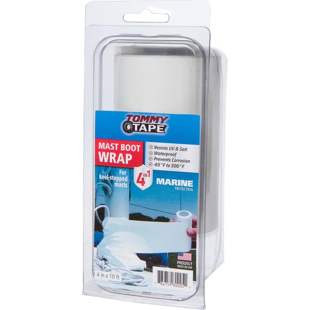 Tommy Tape Silicone Mast Boot Wrap 4 in x 10 ft - Walmart.com