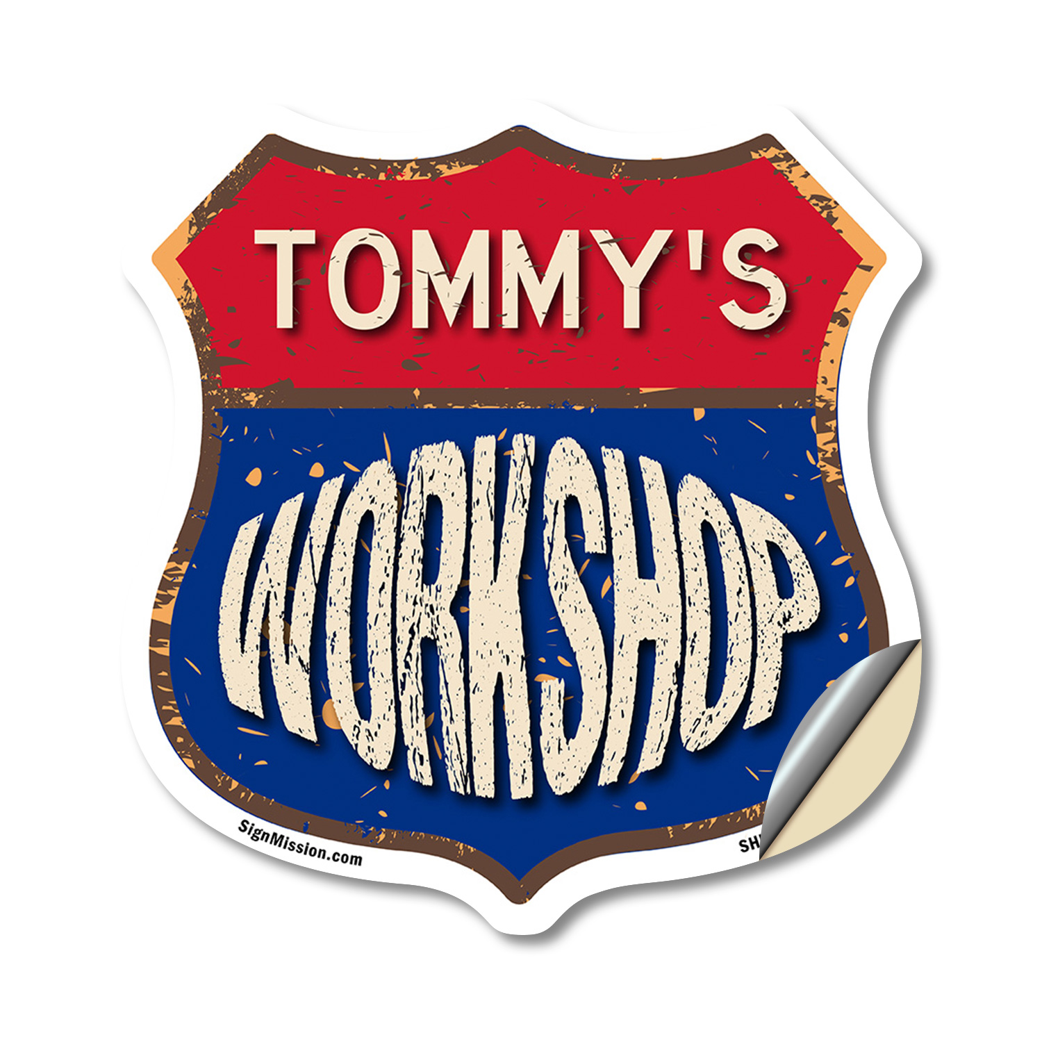 Tommy's Workshop 12 inch X 12 inch Shield Shaped Heavy Duty 3.2 mil ...