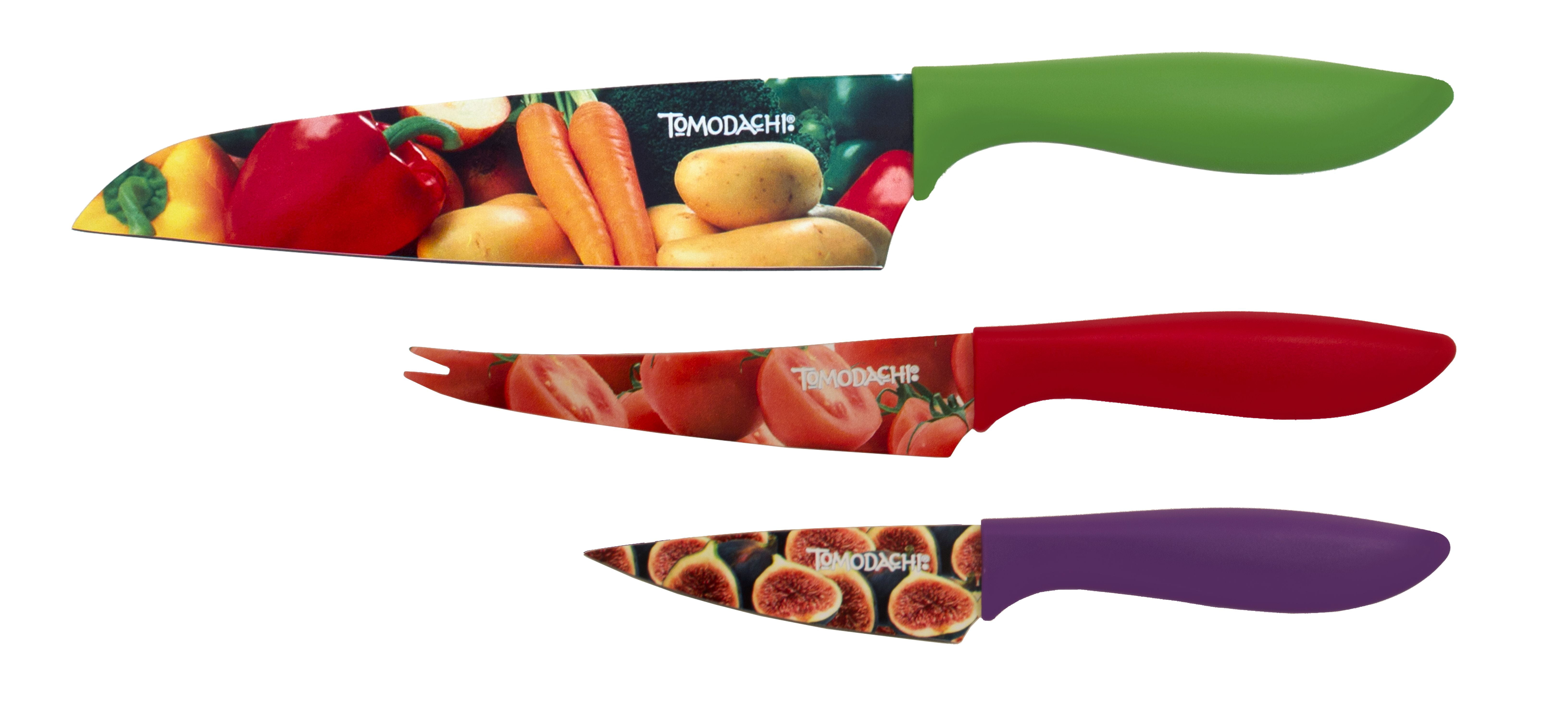 Tomodachi Cutlery Set - 3-Piece Stainless Steel Blades - Walmart.com
