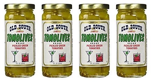 Tomolives Pickled Green Tomatoes 8 Oz Jar (4 Pack) - Walmart.com