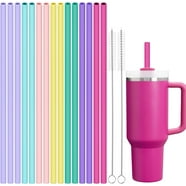 CocoStraw 10 Reusable Straws - Stainless Steel Drinking - Set of 10 ...