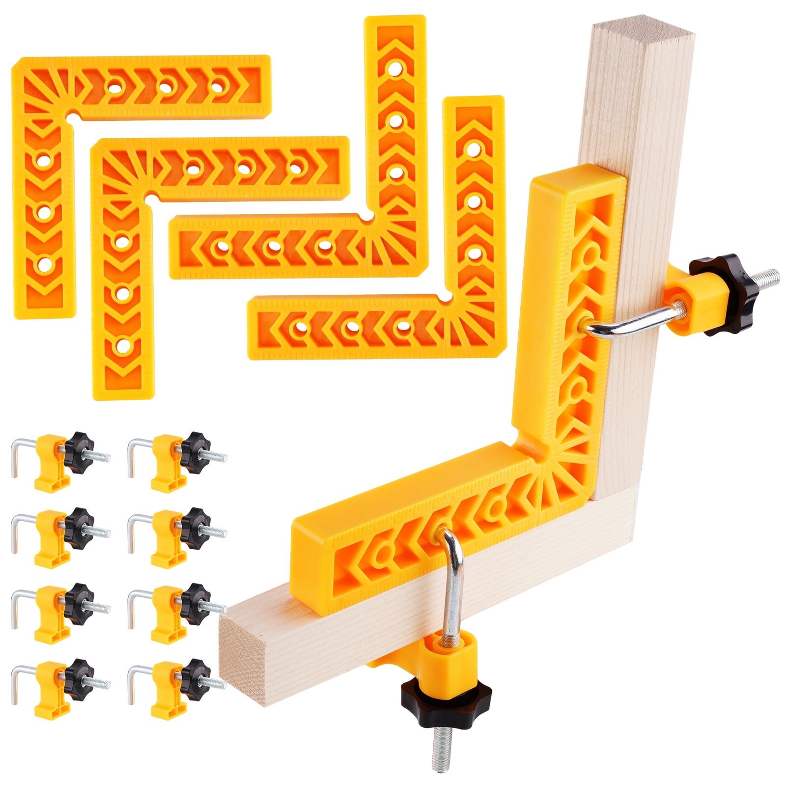 Tomorotec 90 Degree Clamp Set for Woodworking Projects, 4x 6-Inch ...