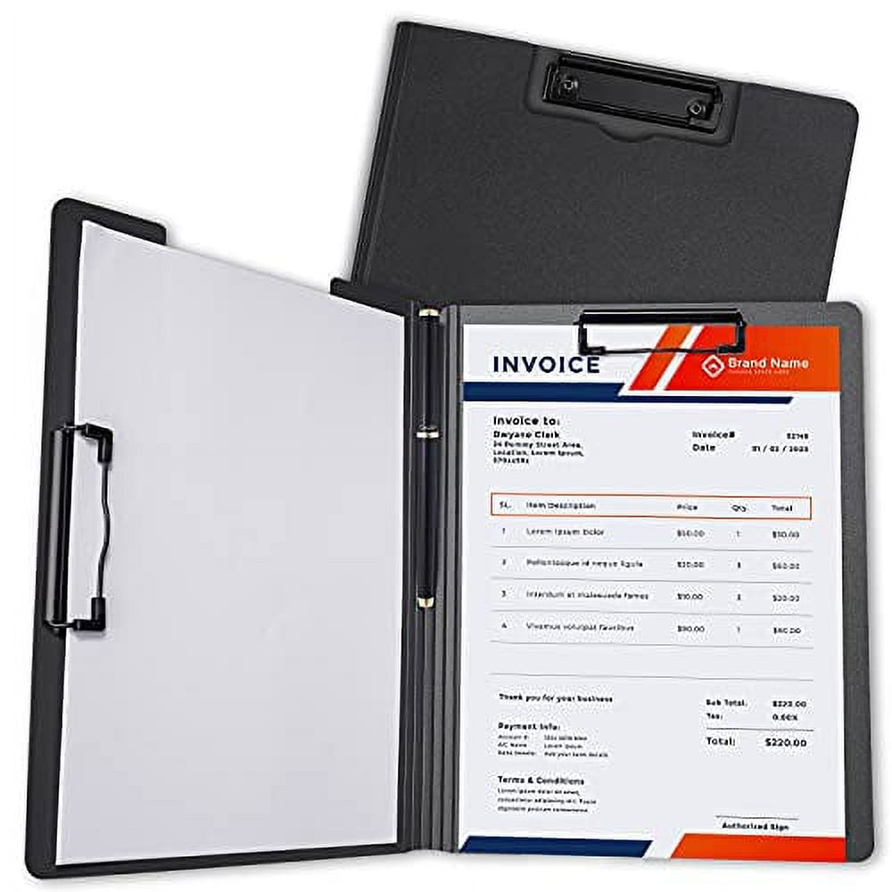 Tomorotec A4 Size Nursing Foldable Cover Clipboard with Pen Holder PP ...