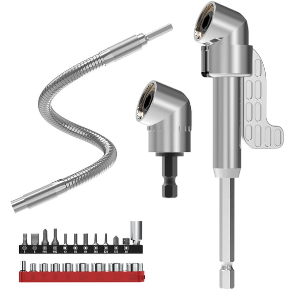 Tomorotec Flexible Drill Bit Extension Kit for Automotive Repairs, Home ...
