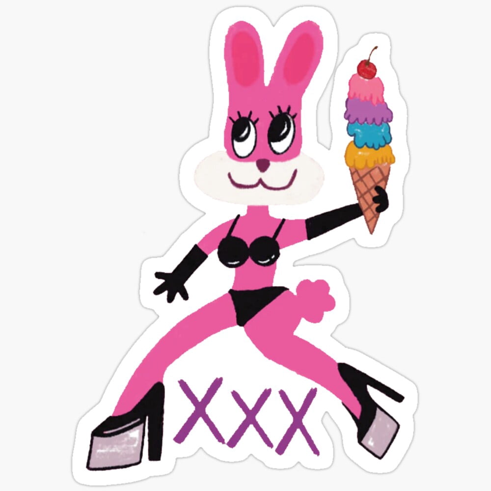 Tomorrow Bunny Will Be Nice Sticker Phone Decal Water Bottle Stickers ...