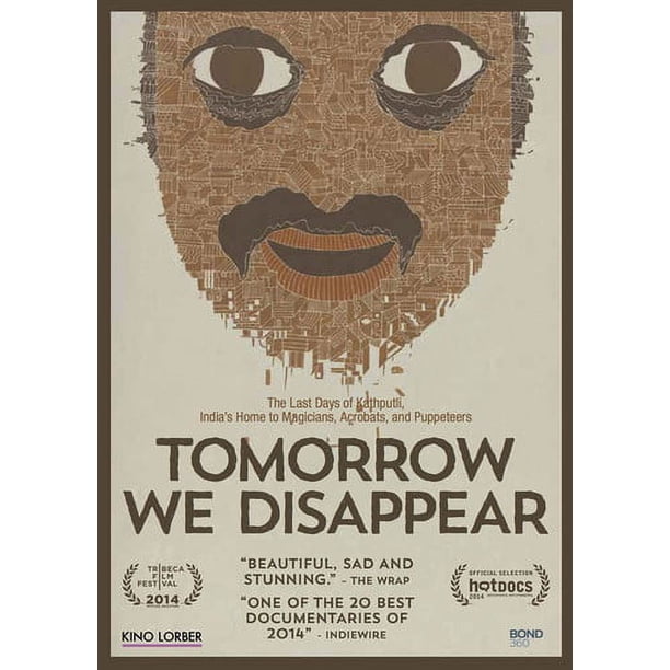 Tomorrow We Disappear (DVD), Bond 360, Documentary - Walmart Business ...