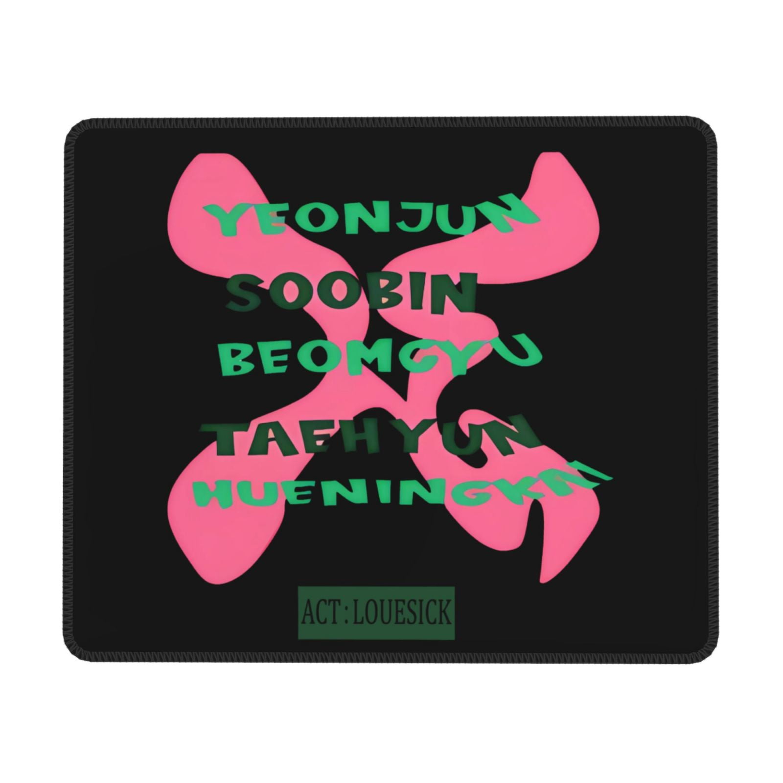 Tomorrow X Together Rubber Lock Edge Mouse pad, Office Desk pad ...