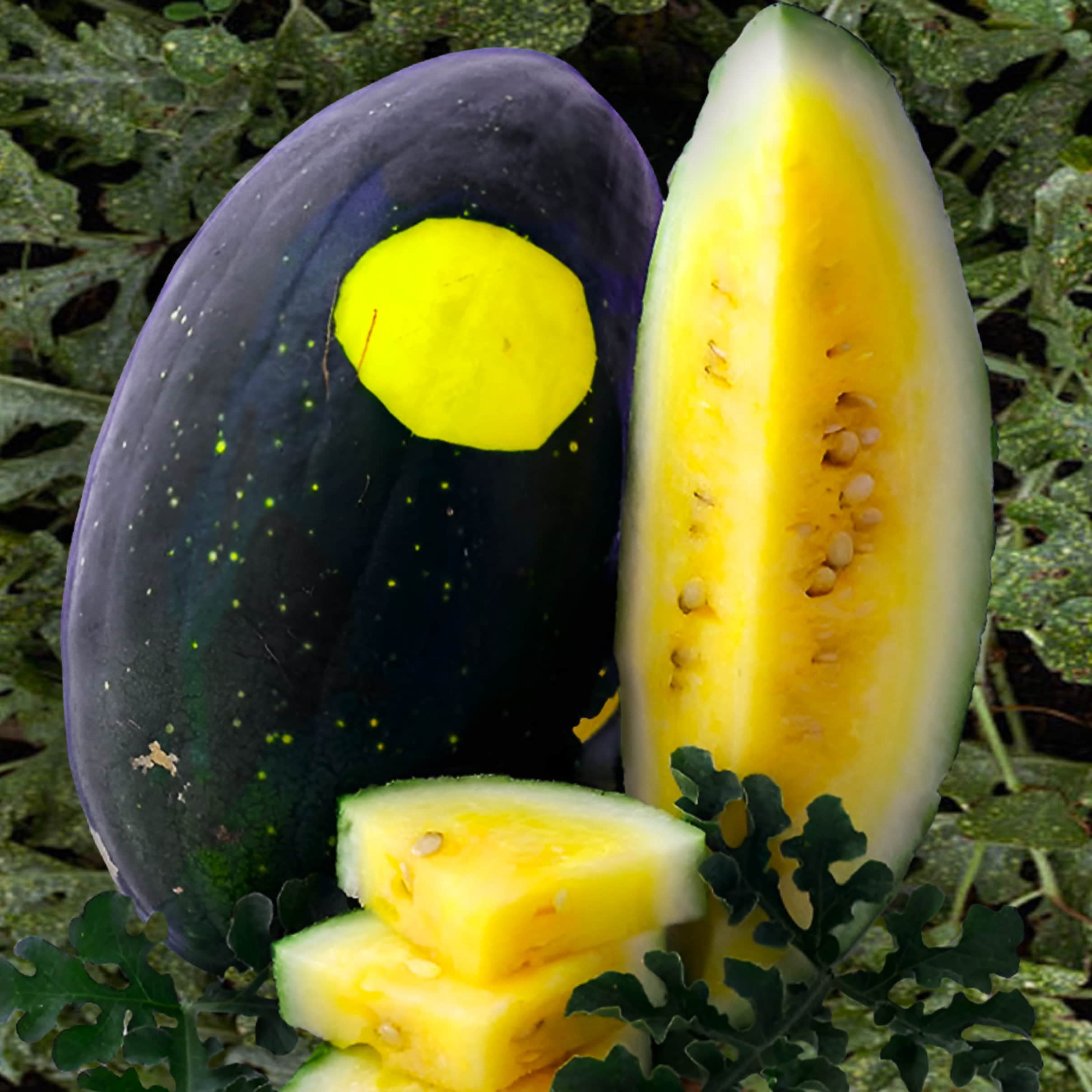 TomorrowSeeds - Moon & Stars Yellow Watermelon Seeds - 180+ Count - For ...
